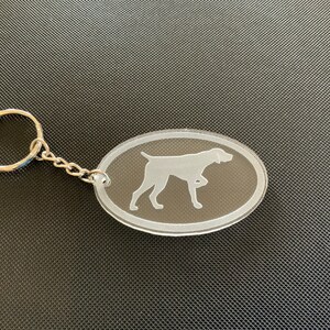 German Shorthaired Pointer Key Chain, GSP Mom Key Chain, GSP Dad ...