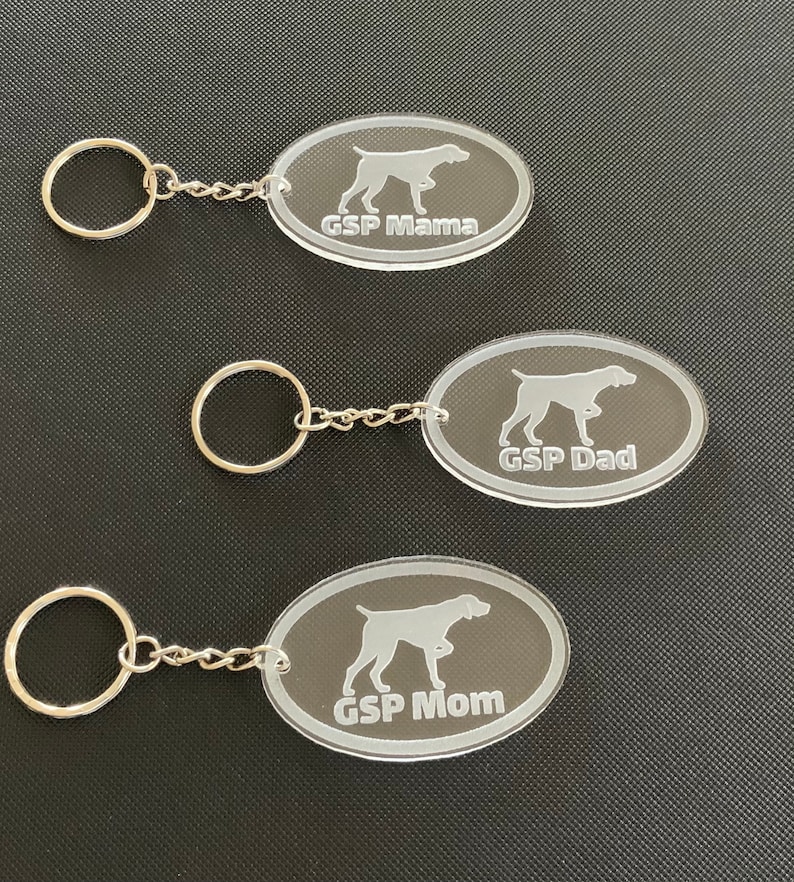 German Shorthaired Pointer Key Chain GSP Mom Key Chain GSP - Etsy