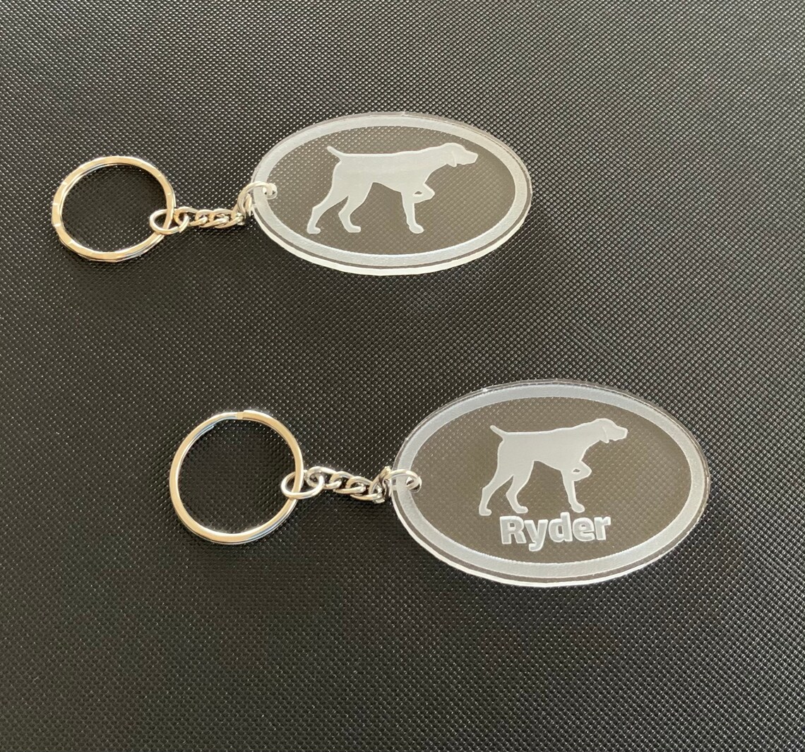 German Shorthaired Pointer Key Chain, GSP Mom Key Chain, GSP Dad ...