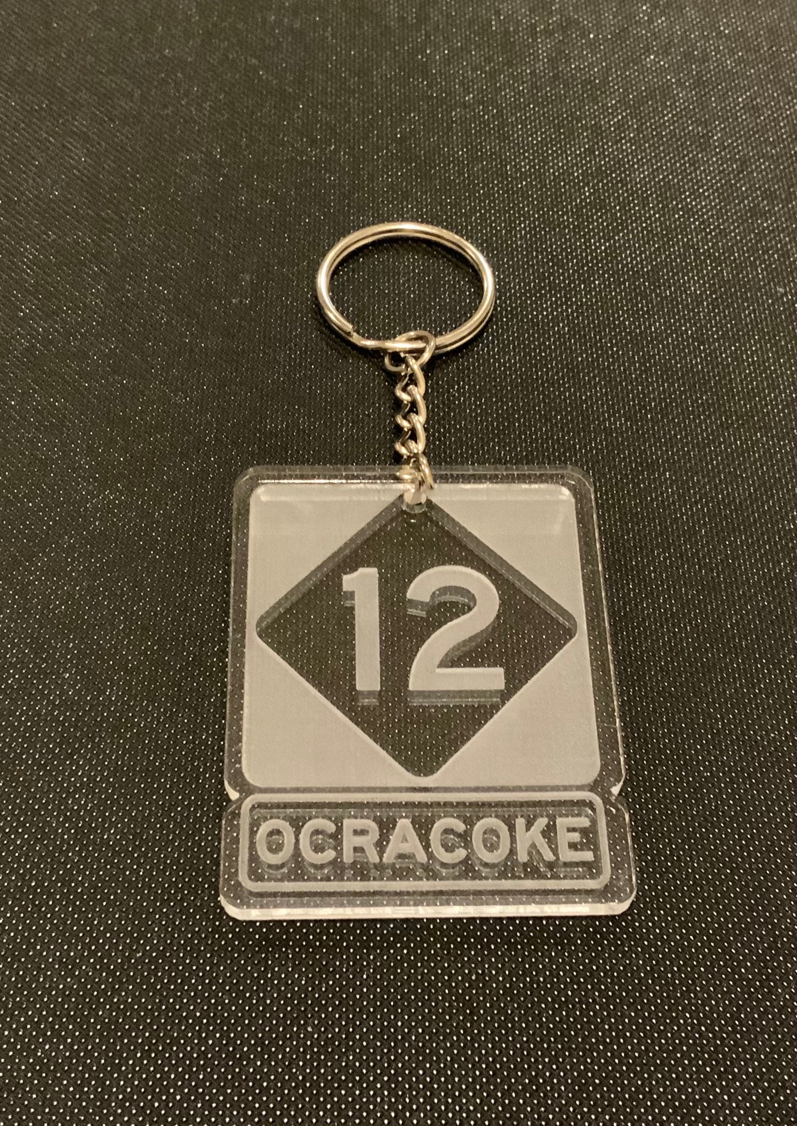 Outer Banks OBX Hwy 12 Keychain Corolla Avon Duck - Etsy