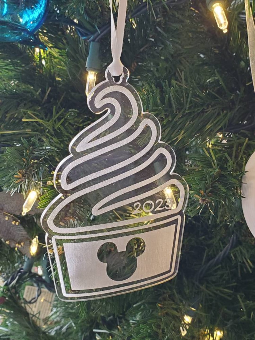 Disney Inspired Dole Whip Ornament, Disney Inspired Treat Ornament ...