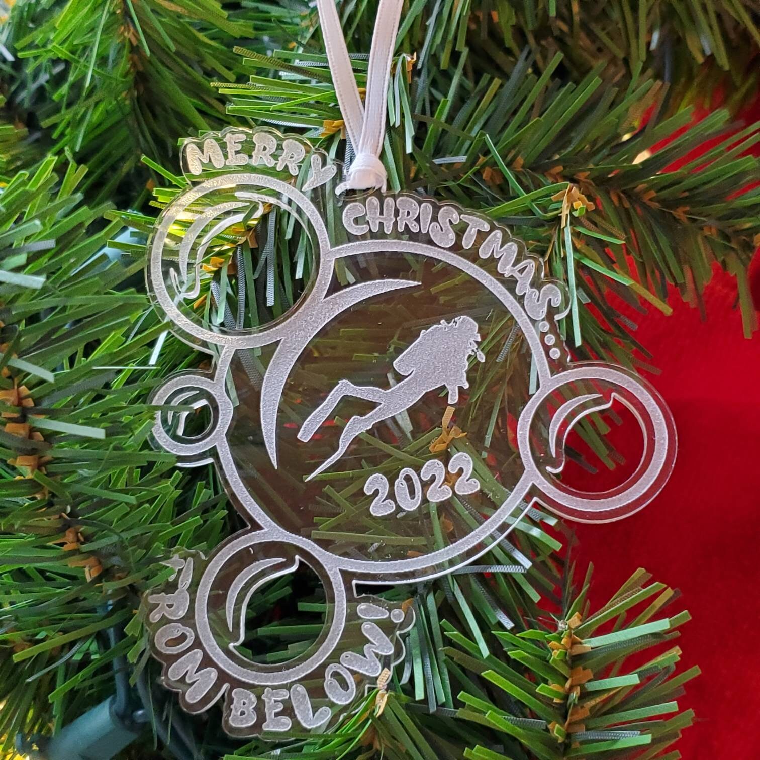 Scuba Diver Ornament Deep Sea Diving Ornament Diving - Etsy