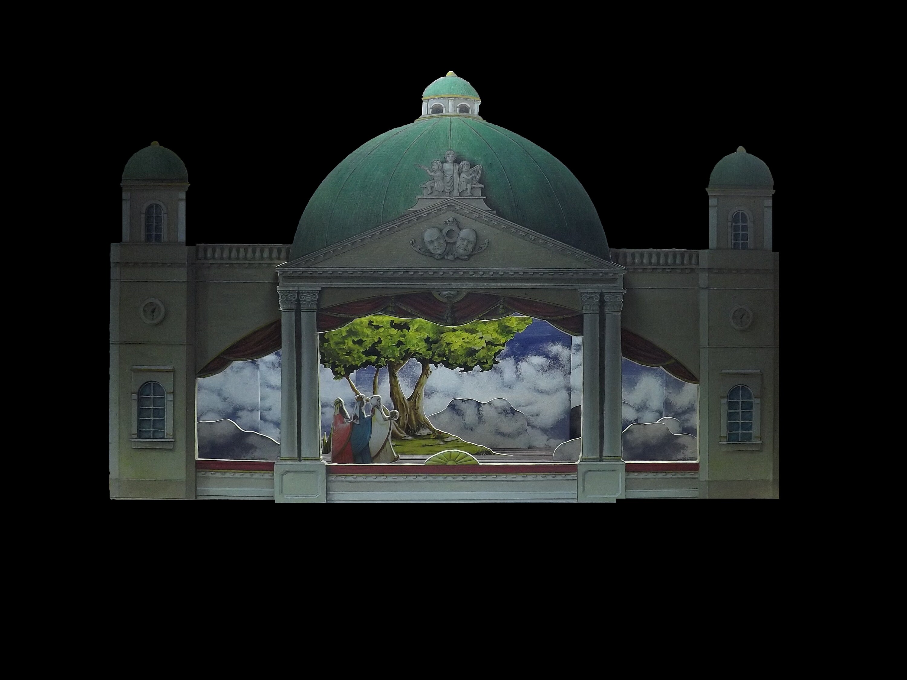 Puppet Set Nativity and Scenery Package Without Puppet Theater - Etsy