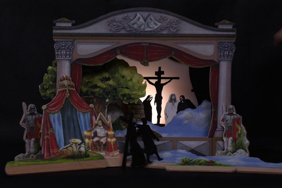 Easter Story Puppet Set – Biblical Theatre Accessories for Children ...
