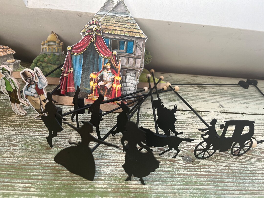 18-part Shadow Puppet Set for a Multifunctional Puppet Theater. - Etsy