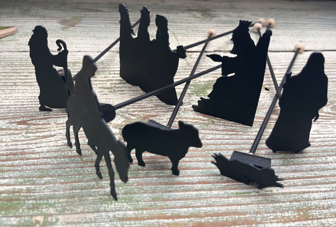 Nativity Wooden Puppet, Shadow Puppet and Scenery Package Without ...