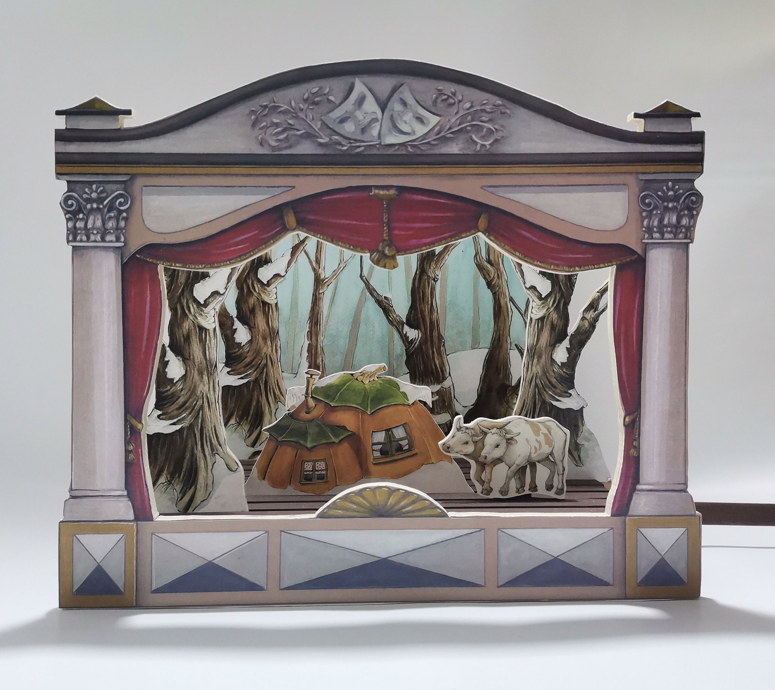 Magical Wooden Puppet Theater That Won the Hungarian Craftsman's Fine ...