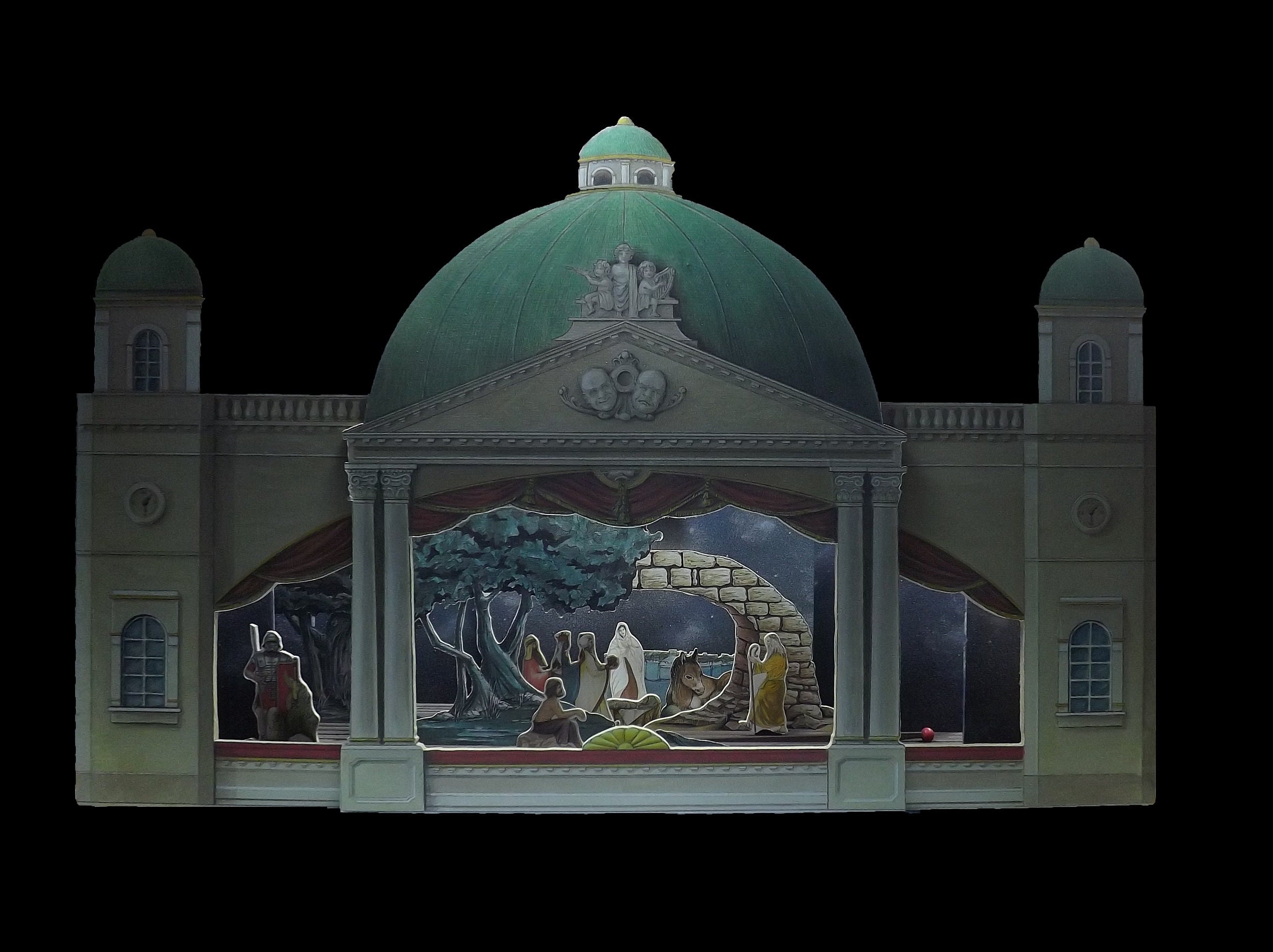 Puppet Set Nativity and Scenery Package Without Puppet Theater - Etsy