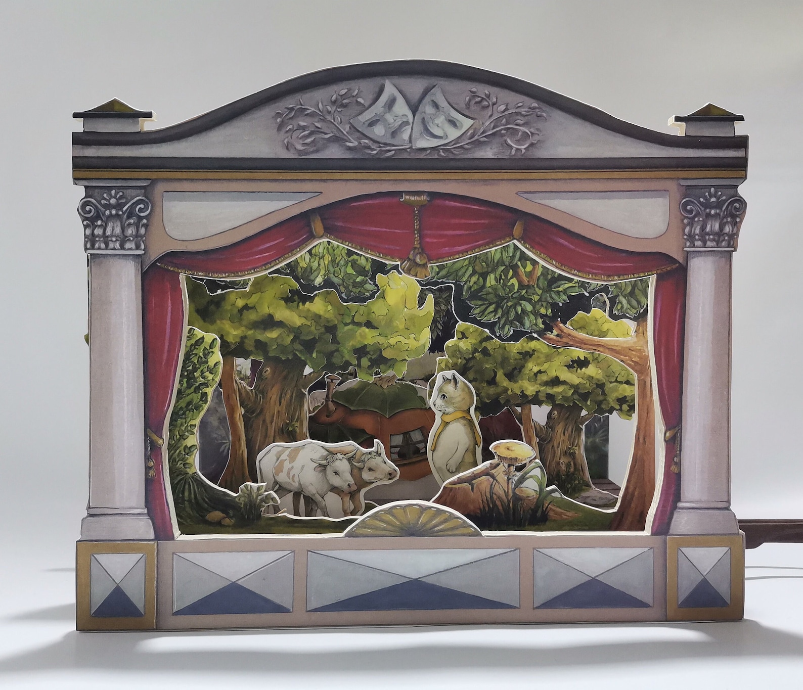Magical Wooden Puppet Theater That Won the Hungarian Craftsman's Fine ...