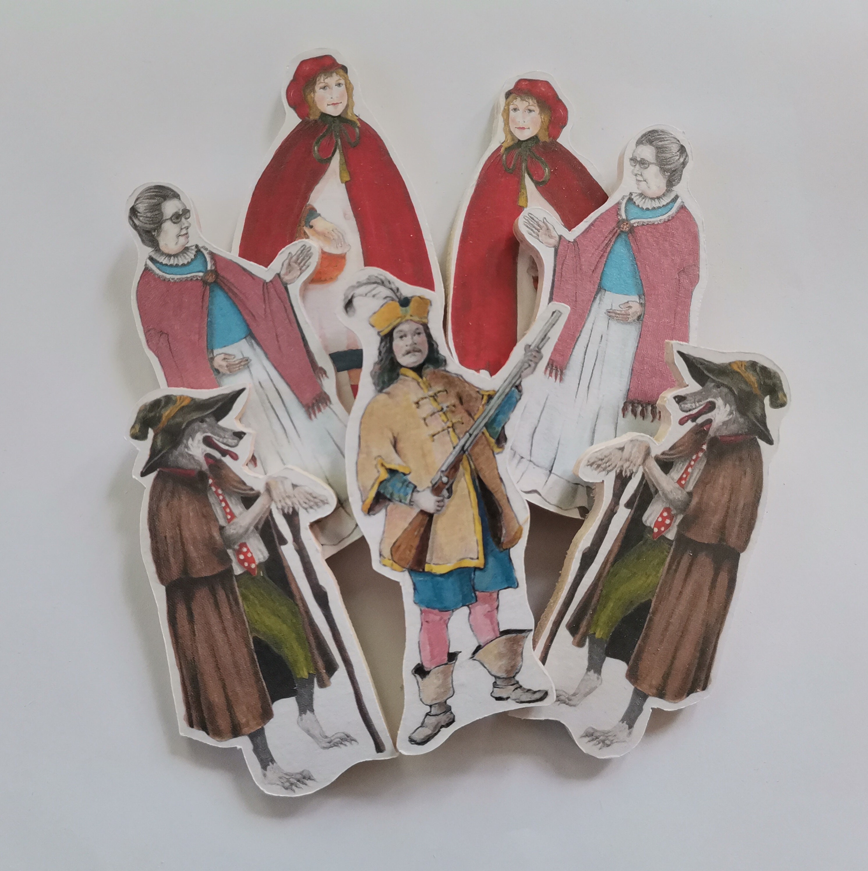 Little Red Riding Hood Puppet Set, Without Toytheater, Backgrounds and ...