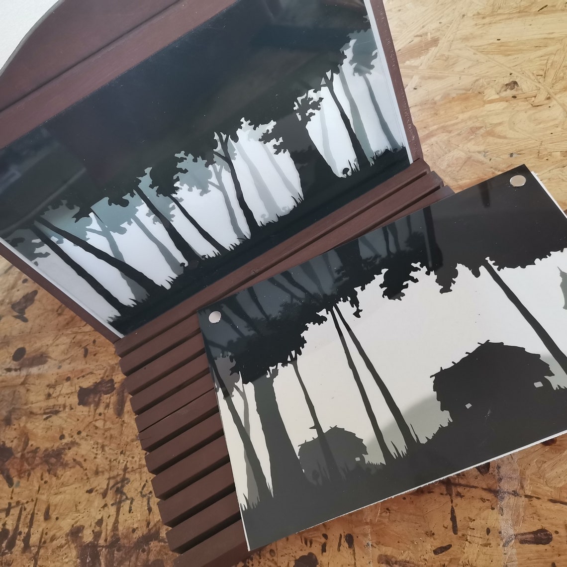 Stage for Vintage Style Wooden Toy Theater & Shadow Theater 2 in 1 ...