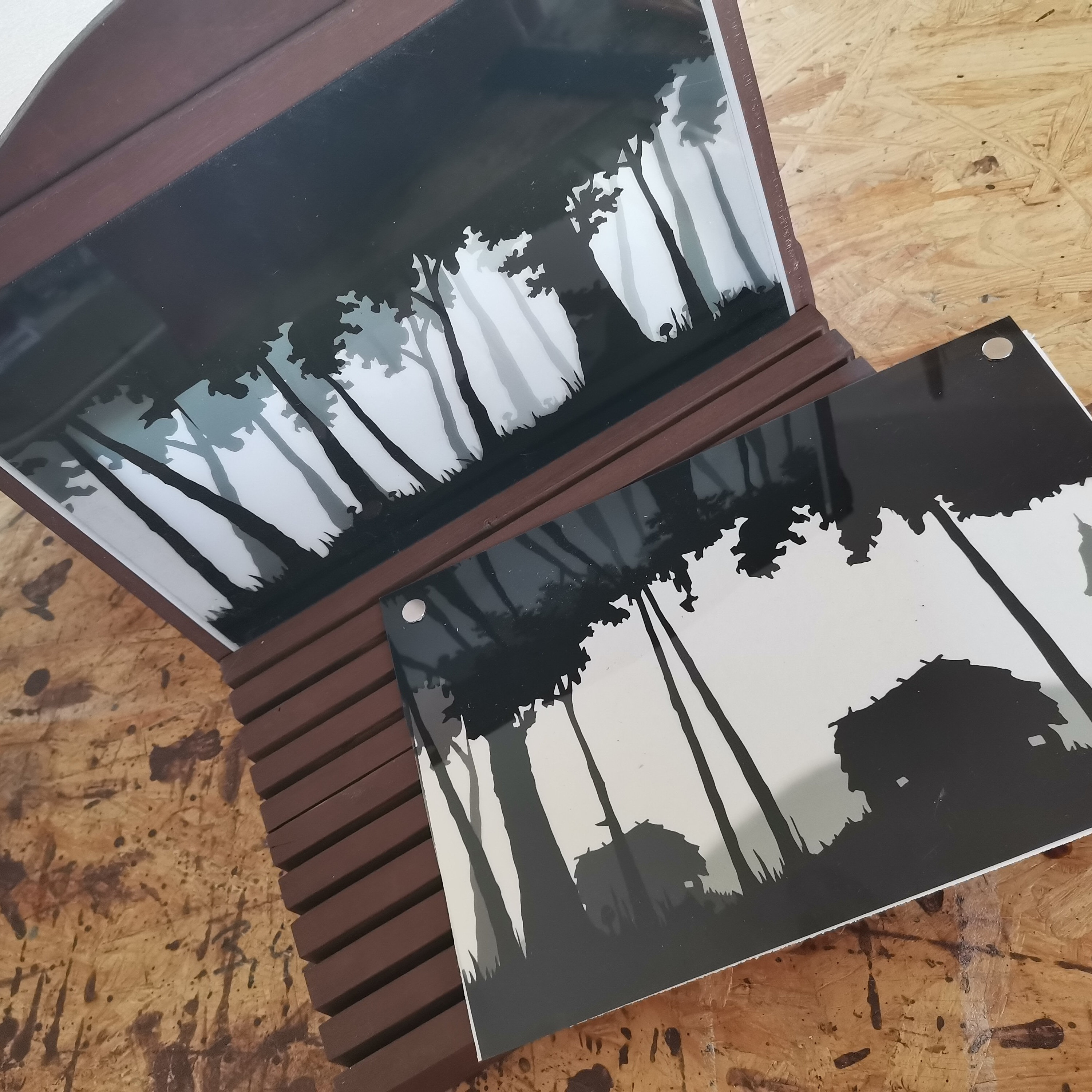 Stage for Vintage Style Wooden Toy Theater & Shadow Theater 2 in 1 ...