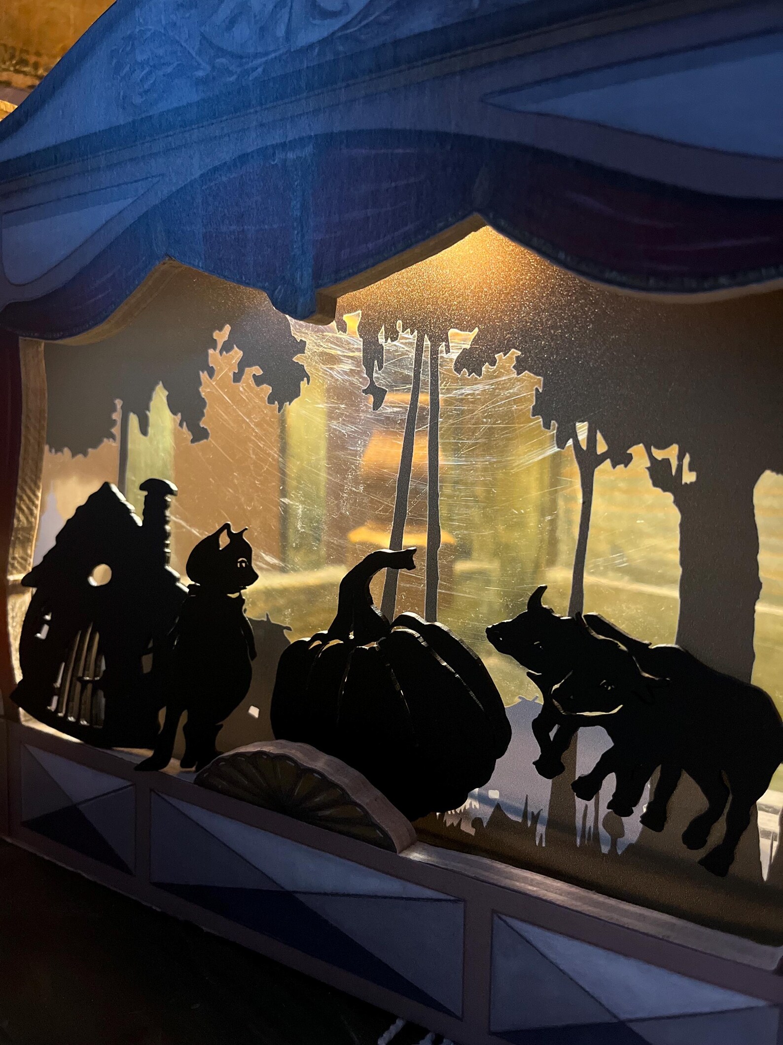 Handmade Wooden Puppet and Shadow Theater – Vintage Multifunctional ...