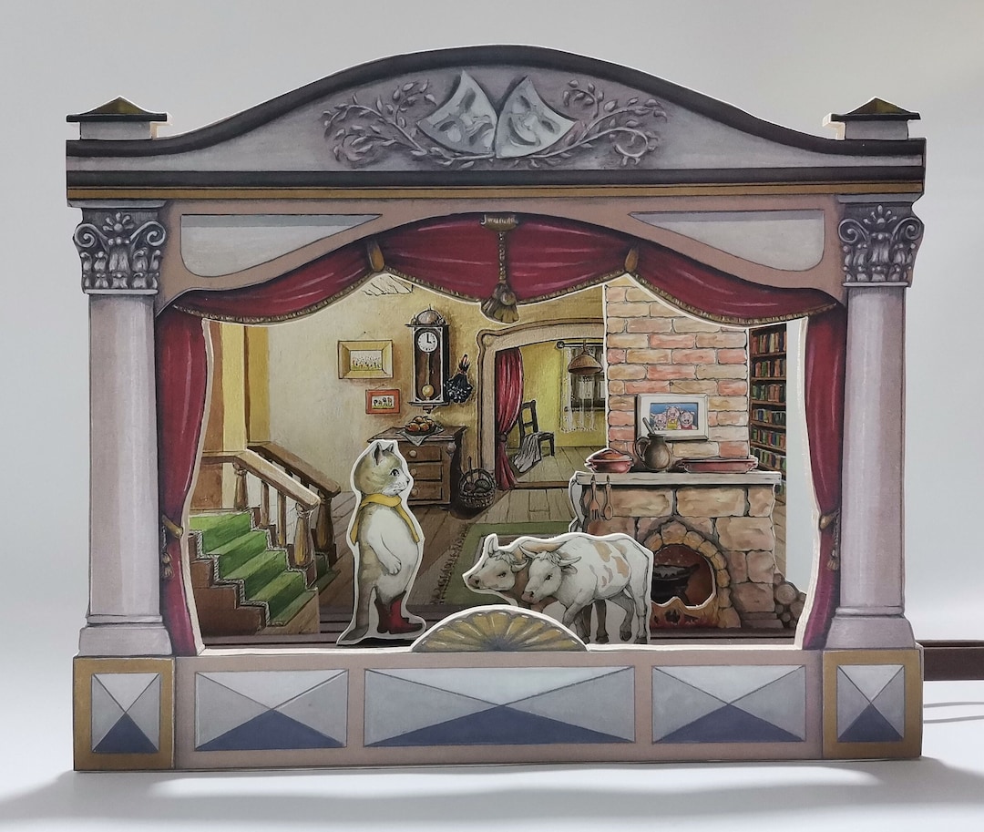 Magical Puppet Theater and Shadow Theater 2 in 1 - Etsy