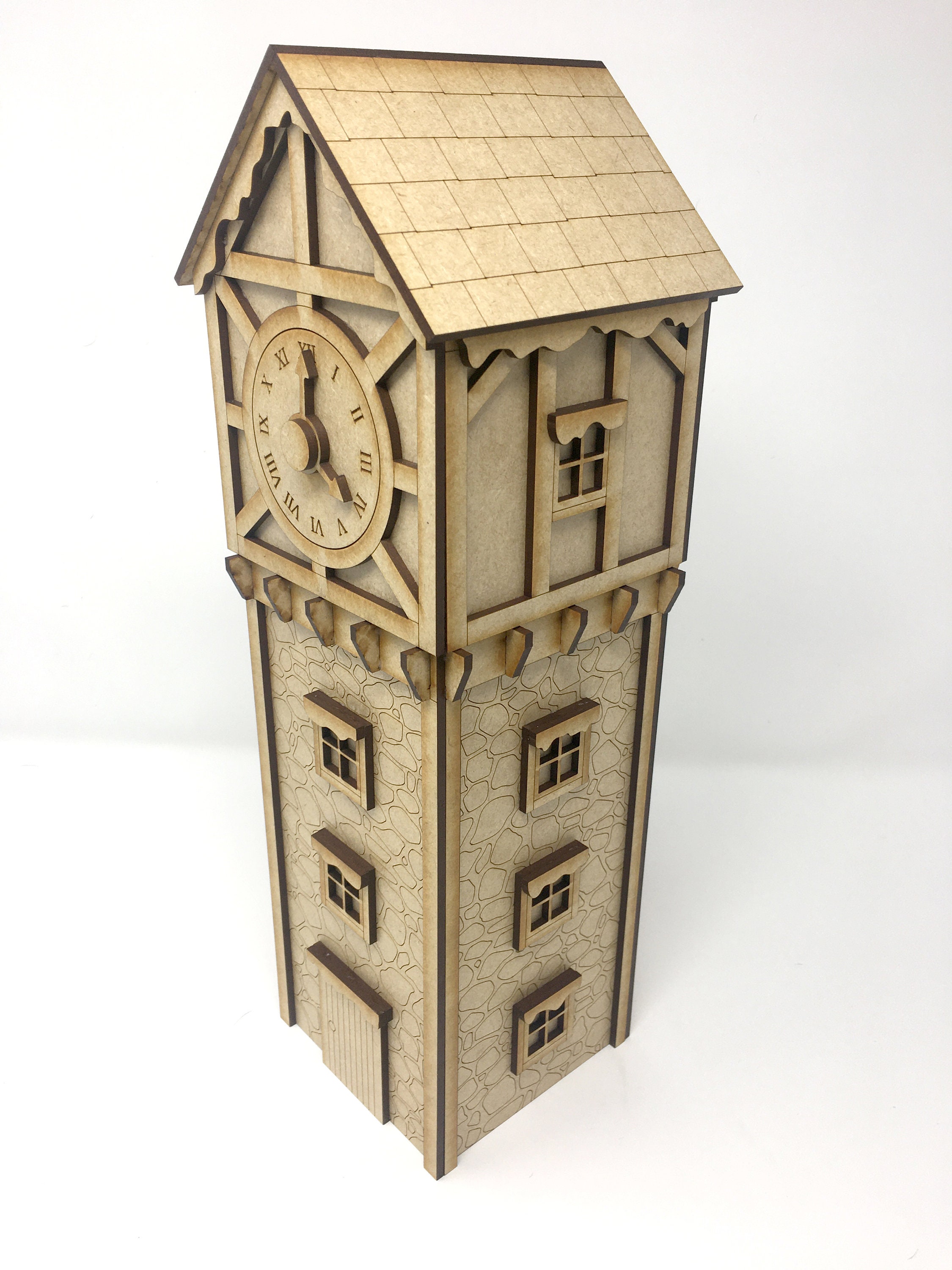 Clock Tower Bottle Gift Box - SVG File - Not A Physical Product - Etsy