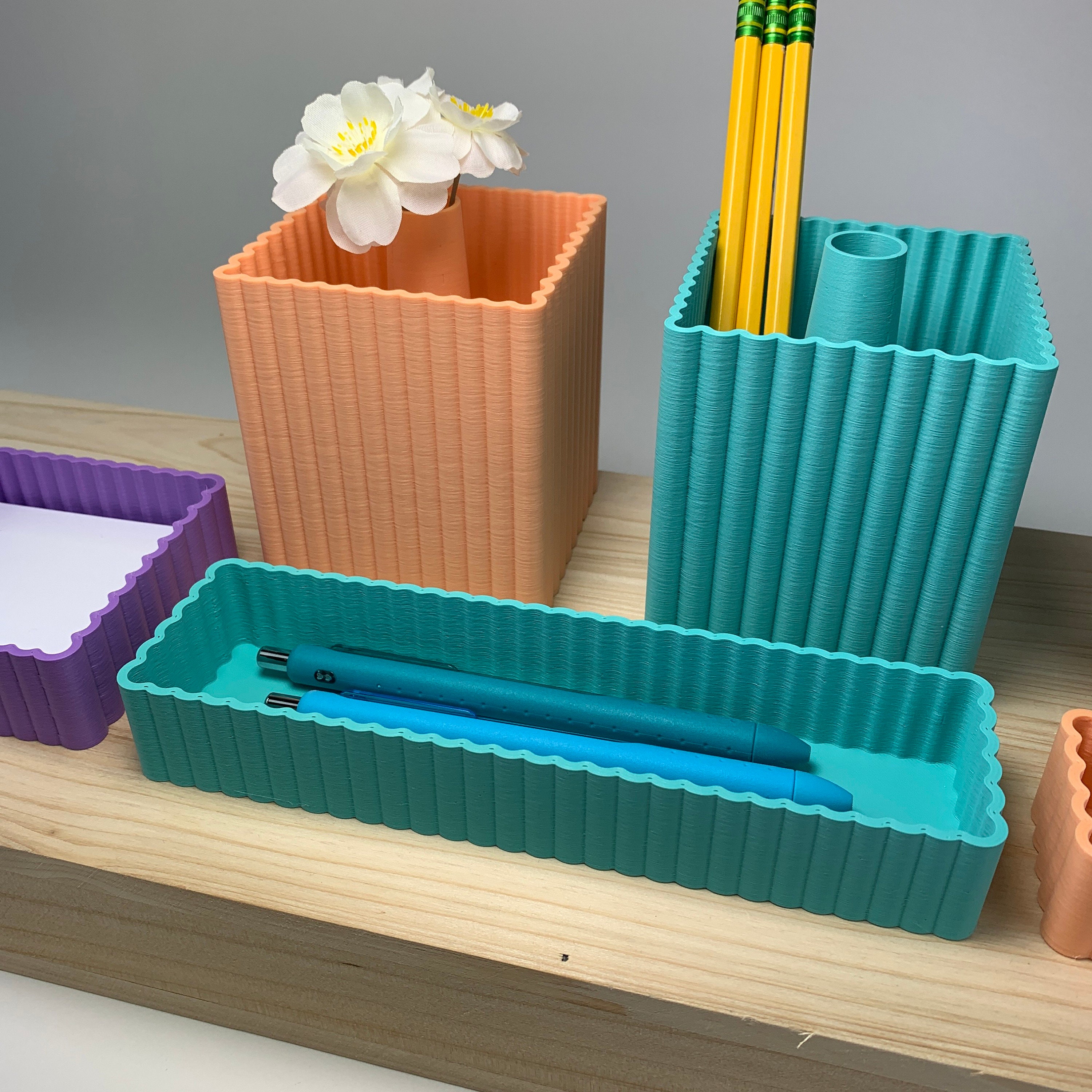 CHLOE Pen Holder Pencil Tray Pen Tray Home Office Decor | Etsy