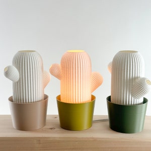 MIKA Cactus Table Lamp - Cactus Lamp - Desk Lamp - Mood Lamp - Back to ...