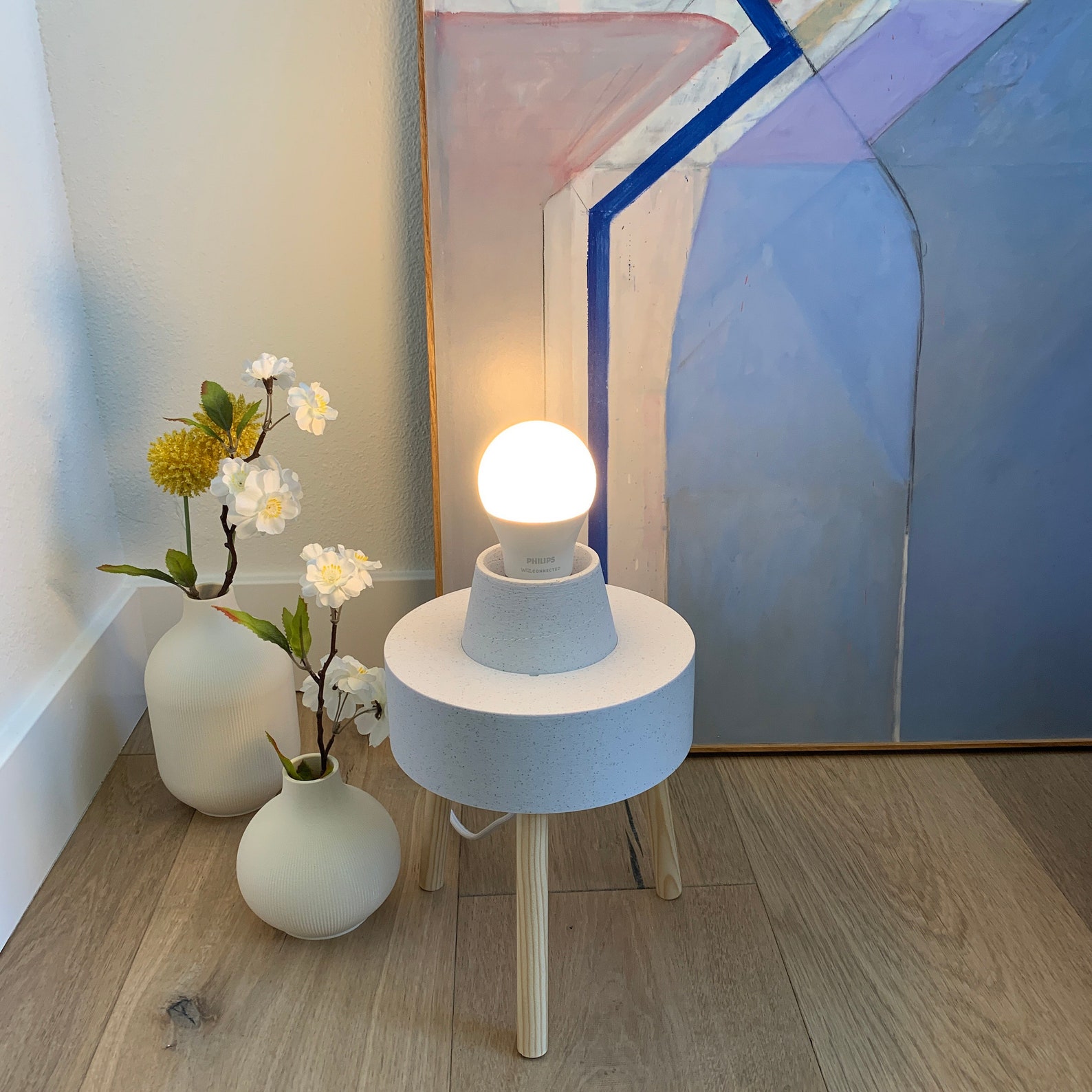 SELMA Table Lamp Modern Lamp Tripod Lamp Desk Lamp | Etsy