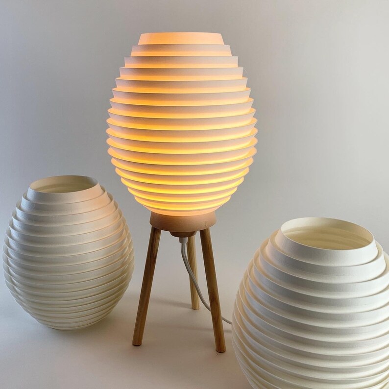 Honey Table Lamp by Honey & Ivy - Bee Hive - Warm Ambient Glow - Modern ...