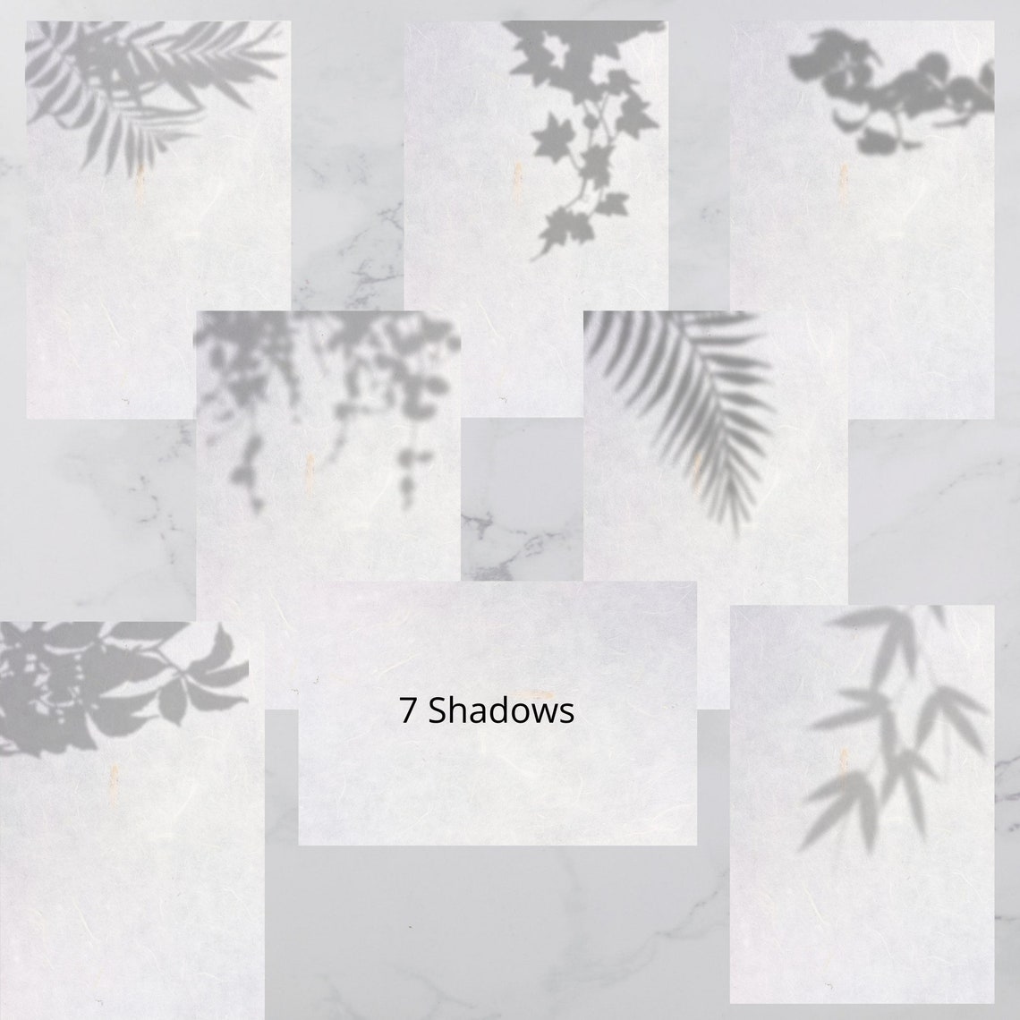 Foliage Shadows Background, Plant Overlays Backdrop, Greenery Floral ...