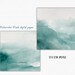 Watercolor Aqua Teal Wash Clipart, Splash Brush Stroke Clipart, Sea ...