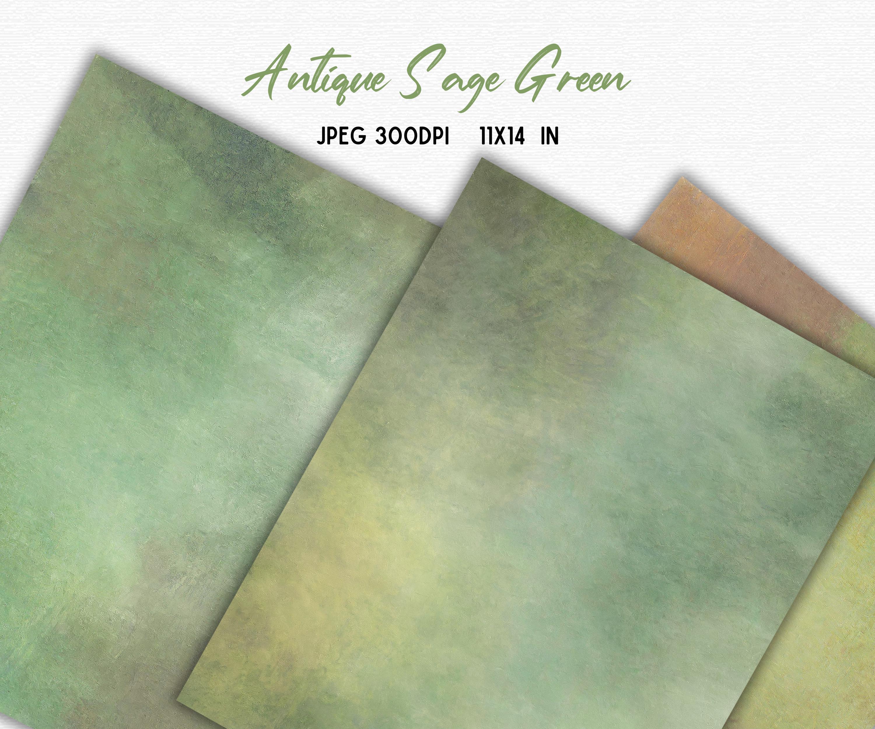 Antique Sage Green Digital Paper Clipart, Abstract Art Digital Paper ...
