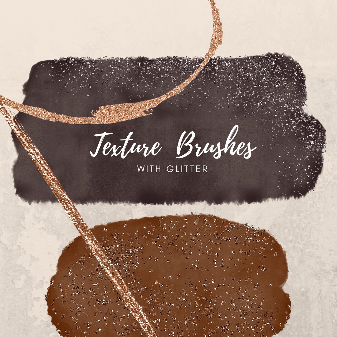 Burgundy and Bronze Brush Stroke Clipart, Holiday Background Digital ...