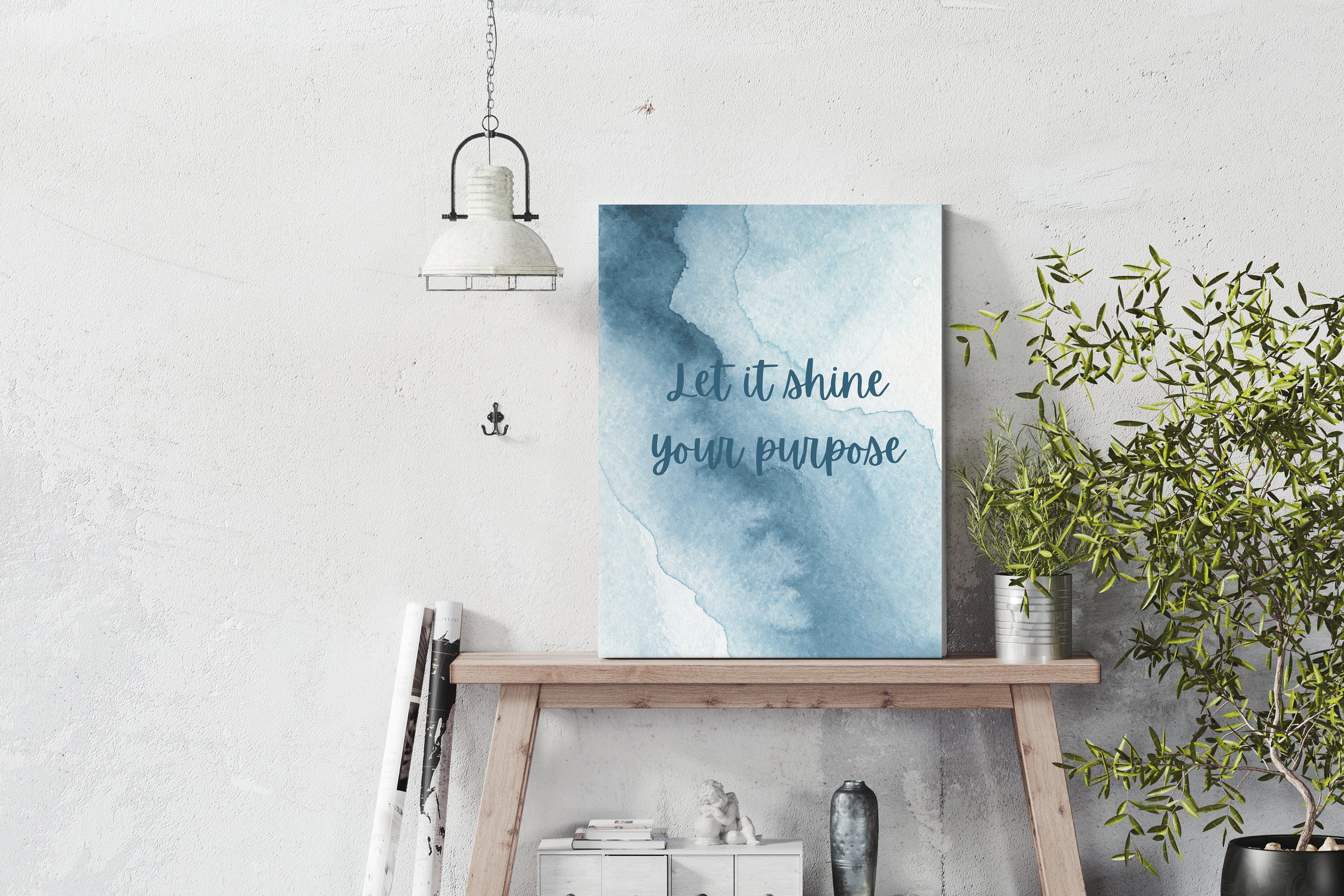 Watercolor Dusty Blue Clipart, Splash Brush Strokes Clipart for ...