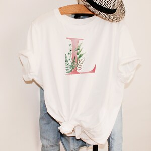 Watercolor Greenery Alphabet, Watercolor Alphabet Clipart, Botanical ...