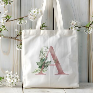 Watercolor Greenery Alphabet, Watercolor Alphabet Clipart, Botanical ...