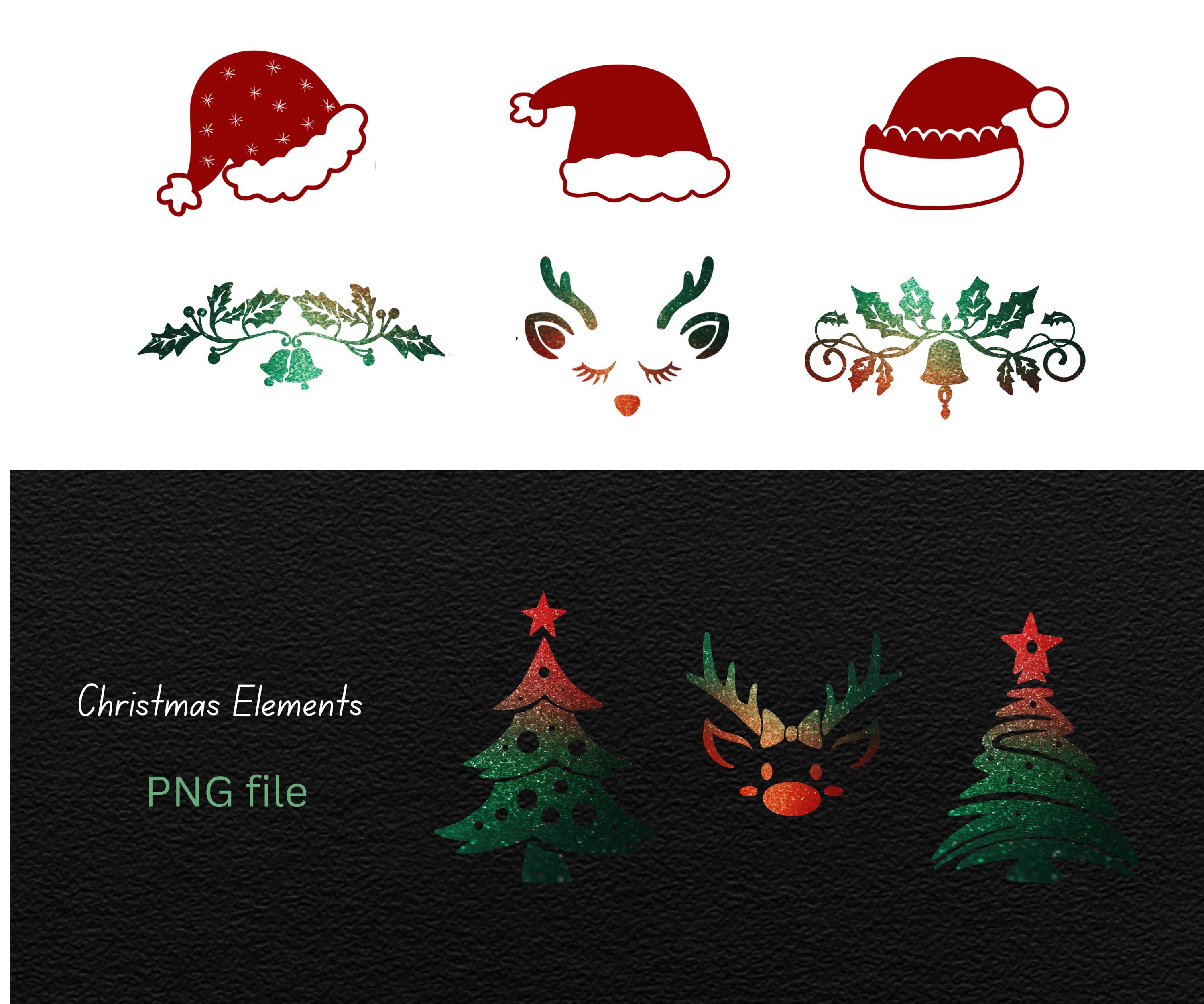 Christmas Alphabet Clipart, Digital Alphabet Letters Clipart Watercolor ...