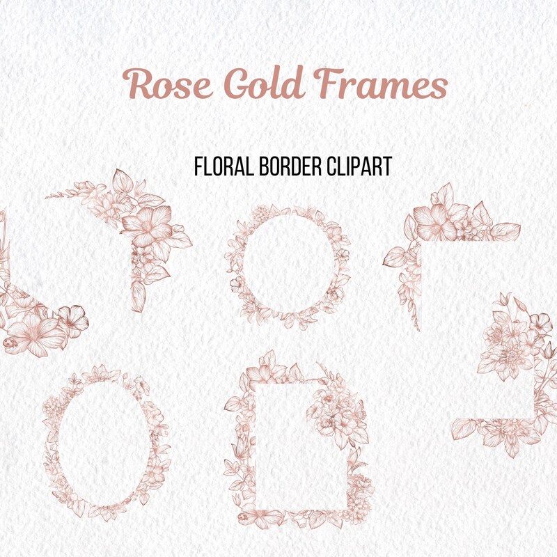 Rose Gold Frame - Etsy