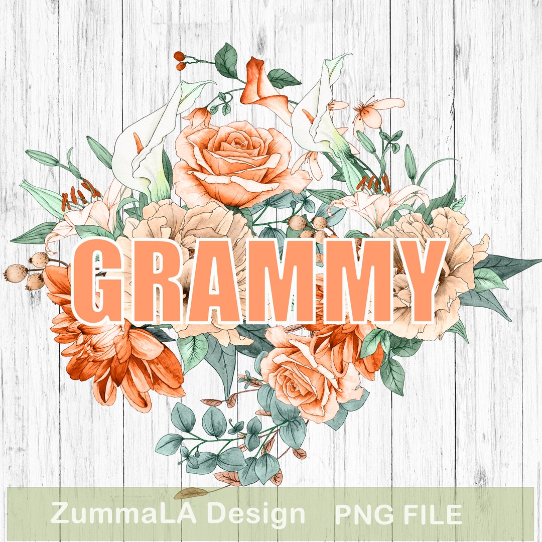 Floral Grammy PNG, Mother's Day Png, Mom Png, Granny Grandma ...