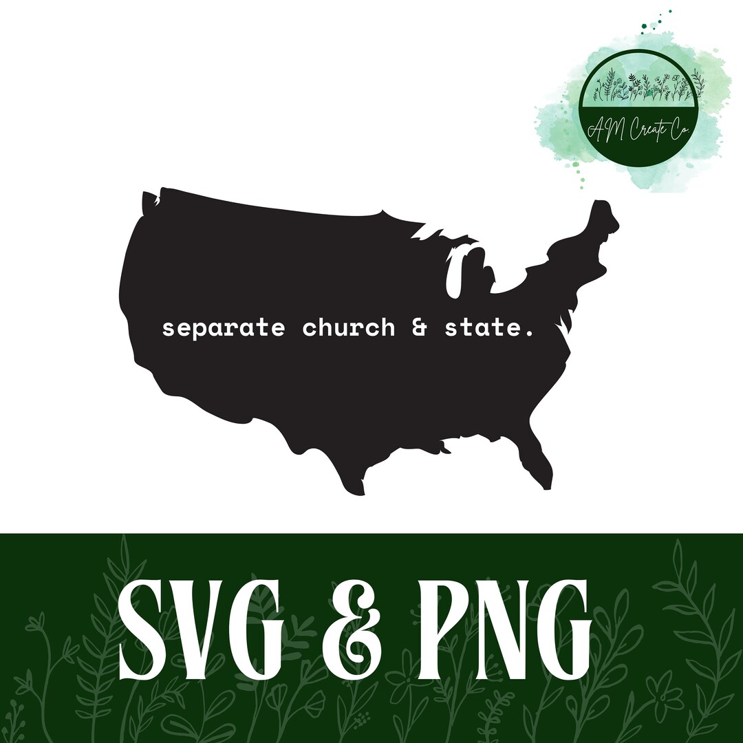 Church & State SVG - Etsy