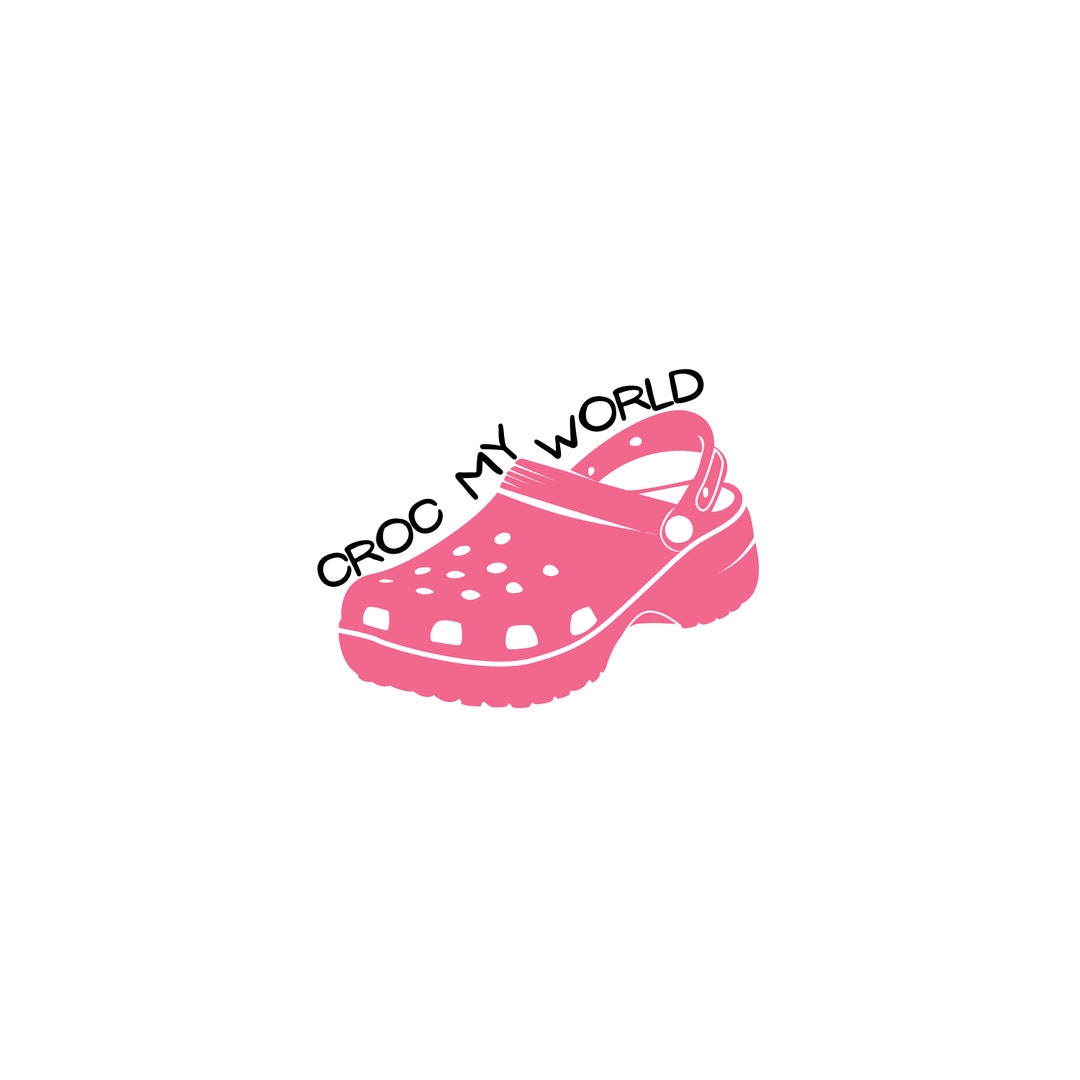 Croc My World SVG - Etsy