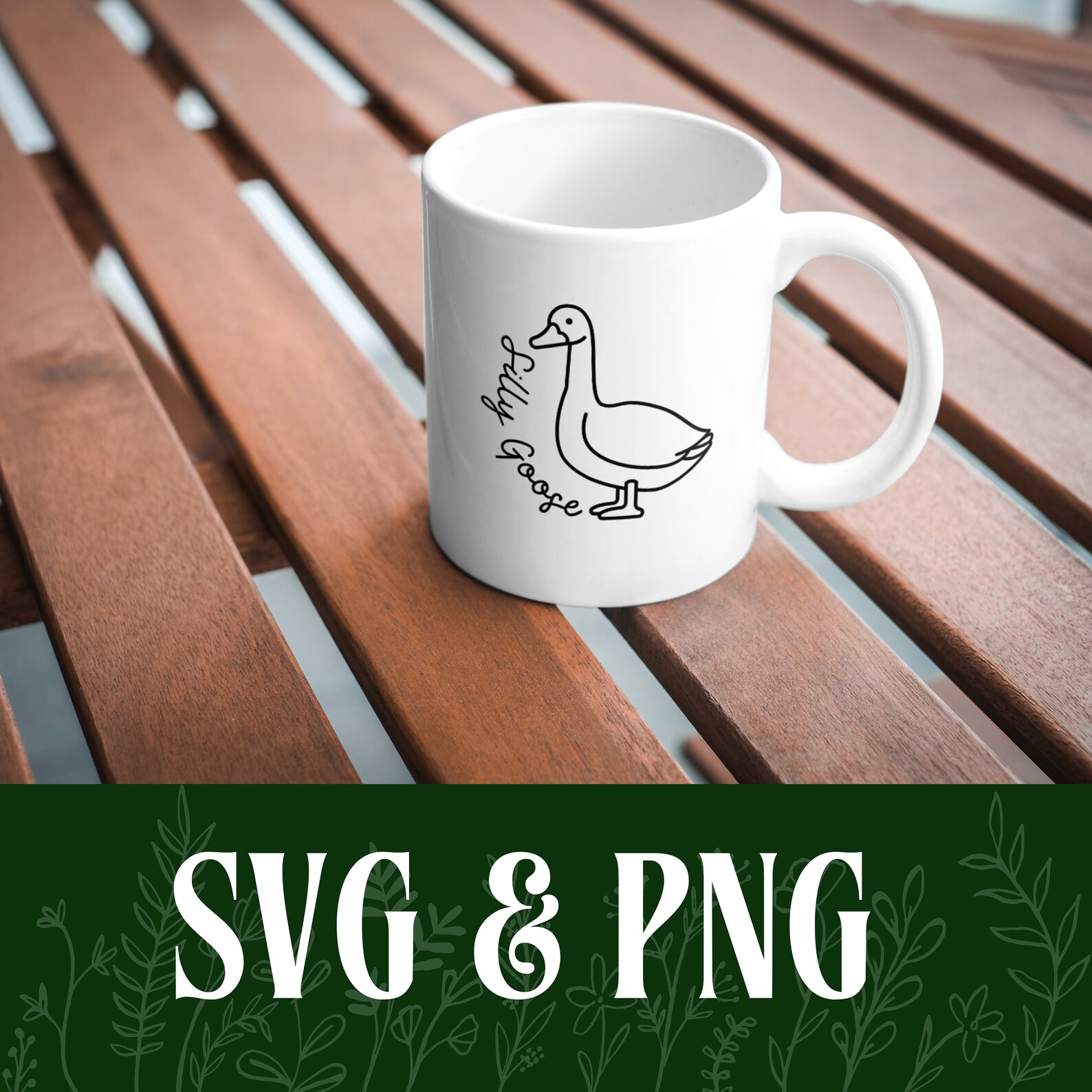 Silly Goose SVG - Etsy