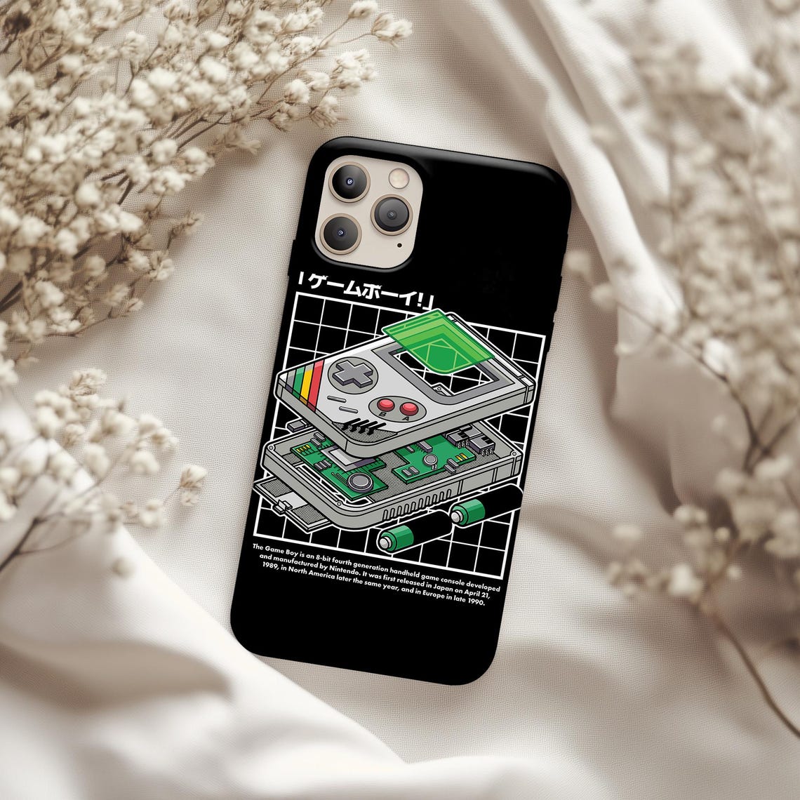 Game Boy Phone Case: Retro Gamer Style, Tough Dual-layer Cover - Etsy