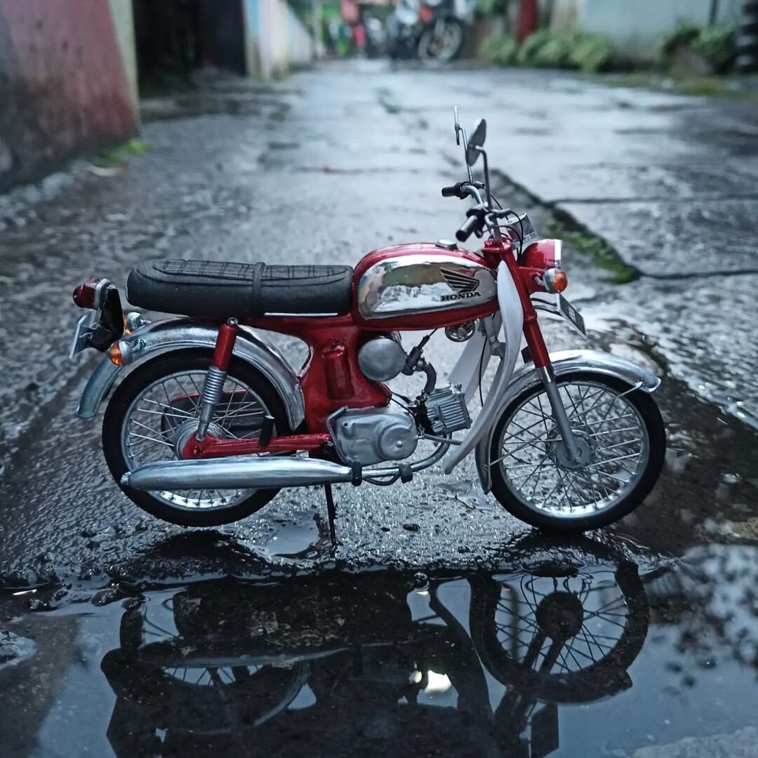 Totally Handmade Miniature of Honda S90Z in Scale 1:12 A Masterpiece of ...