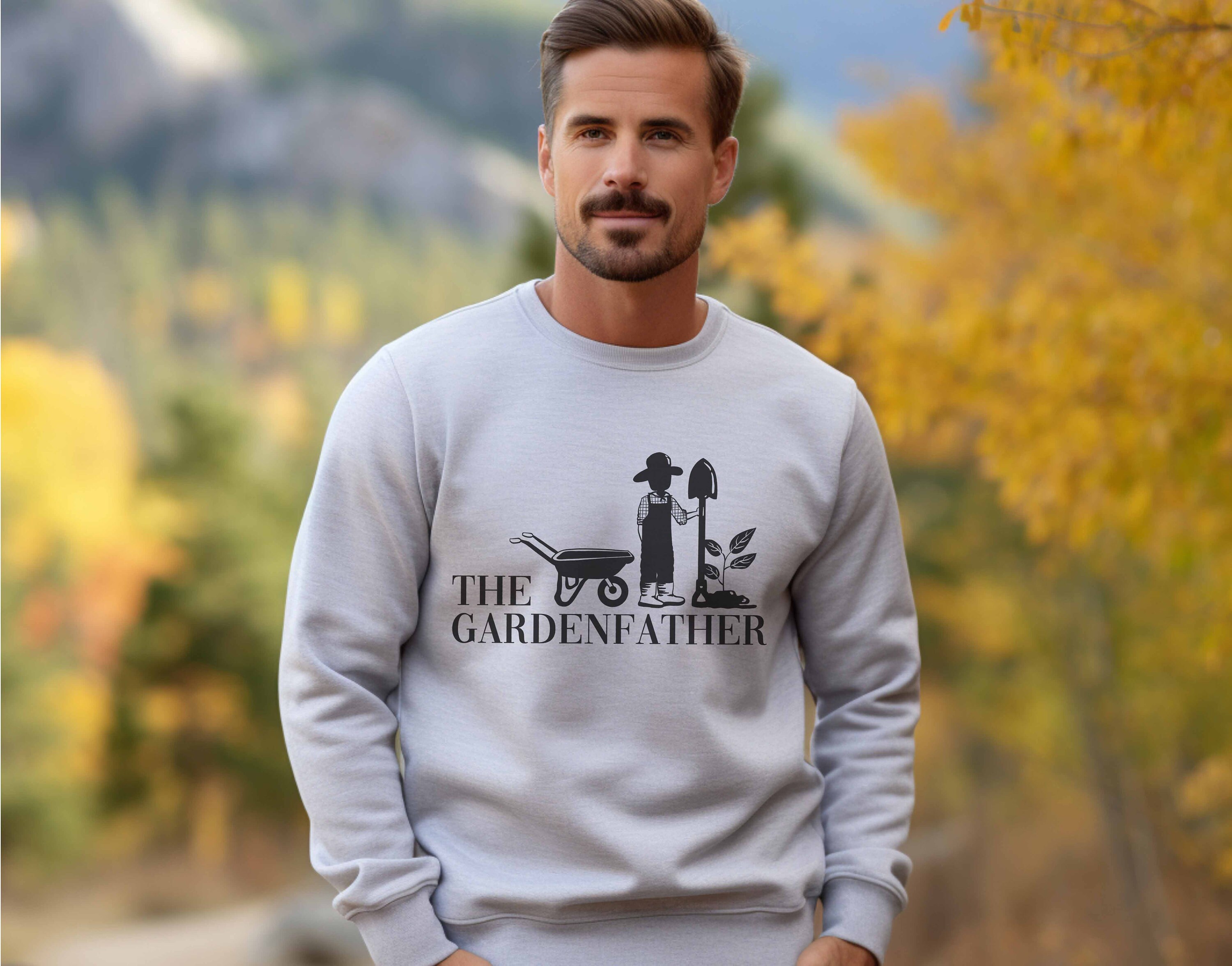 Cool Garden Father Sweatshirt. Grandad Gardening Sweatshirt Crew Meck ...