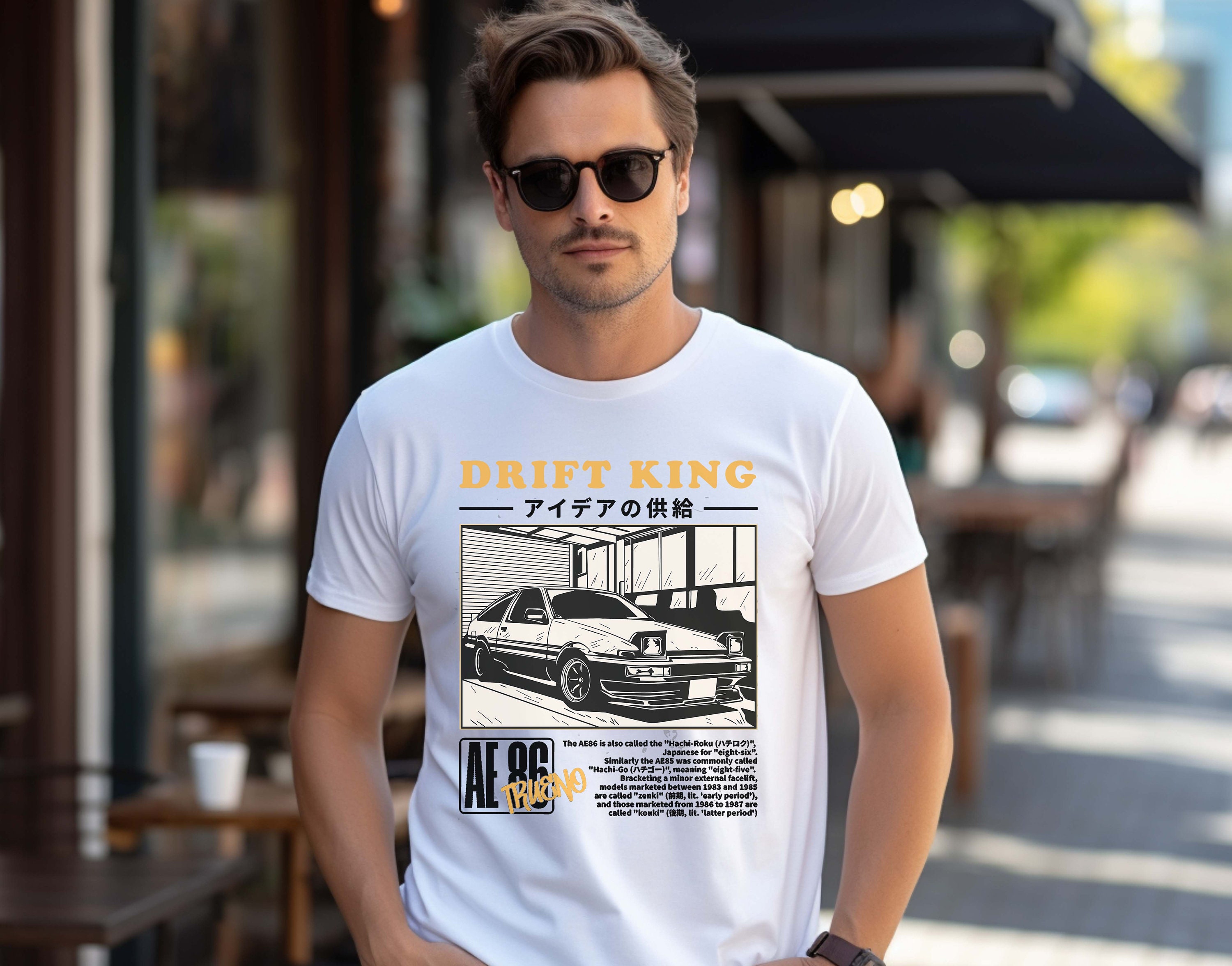The Legendary JDM Drift King Car AE86 Hachiroku Shirt, Initial D Iconic ...
