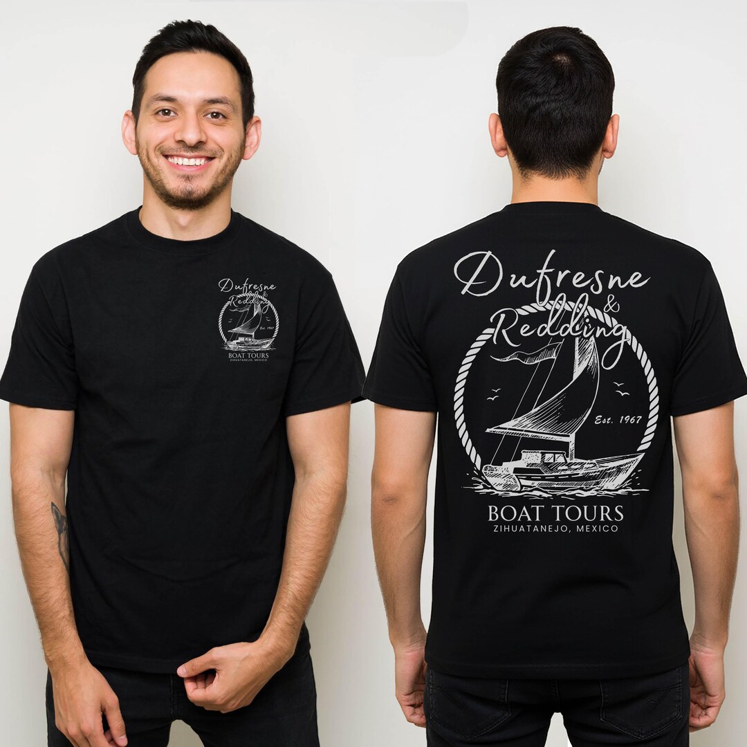 Shawshank Redemption T Shirt, Dufresne & Redding Boat Tour Design ...