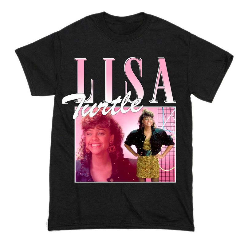 Lisa Turtle Saved by the Bell Short Sleeve Famous Shirt Men and Women ...