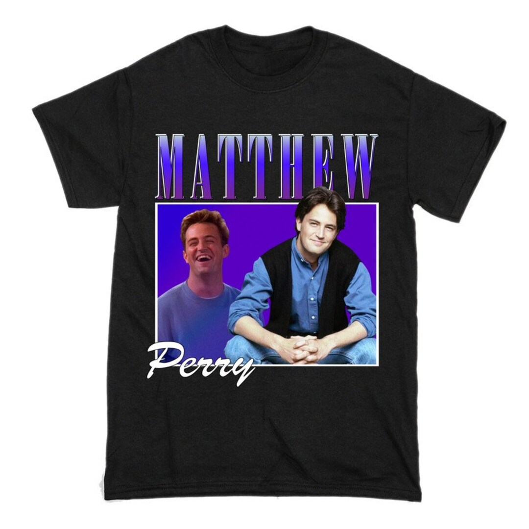 Matthew Perry Short Sleeve Famous Shirt Men and Women Softstyle T-shirt ...