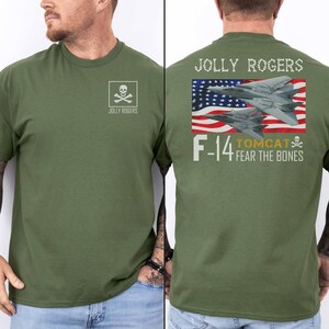 F-14 Tomcat Shirt: Jolly Rogers Fighter Jet Tee, Aviation Gift - Etsy