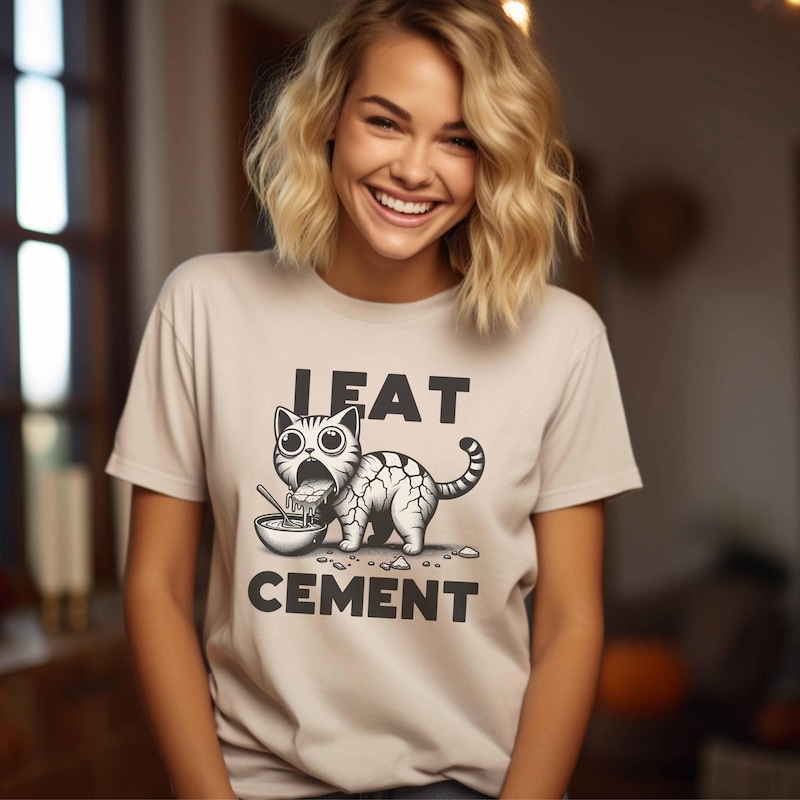 I Eat Cement Shirt - Etsy