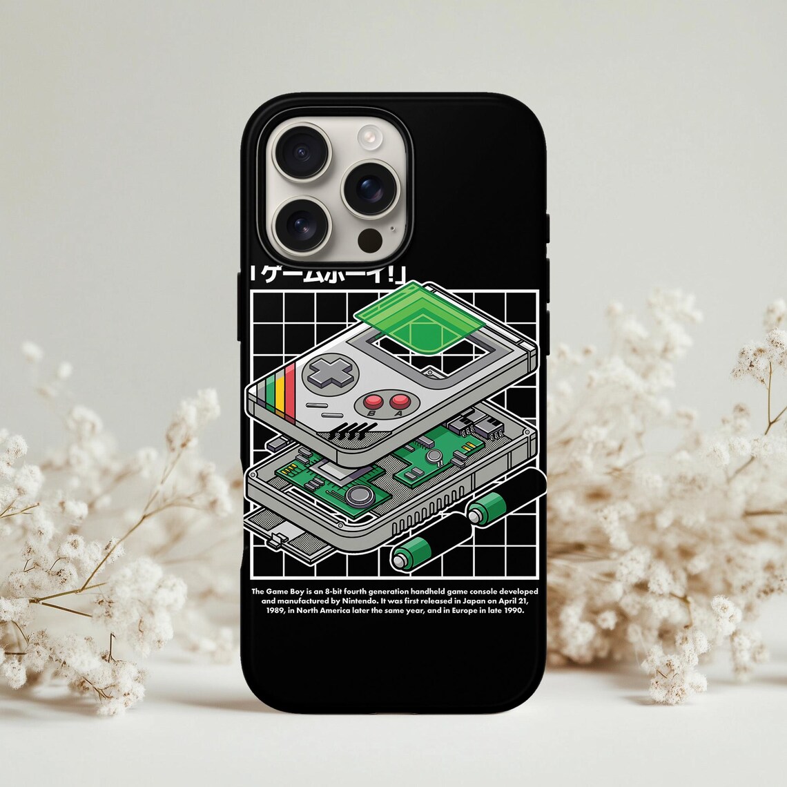 Game Boy Phone Case: Retro Gamer Style, Tough Dual-layer Cover - Etsy