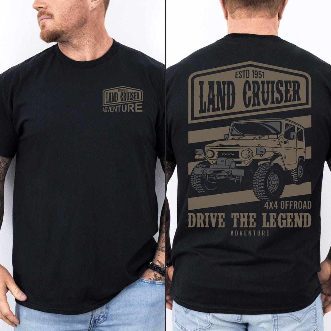 Vintage Land Cruiser Shirt, Offroad 4x4 Adventure Tee, Drive the Legend ...