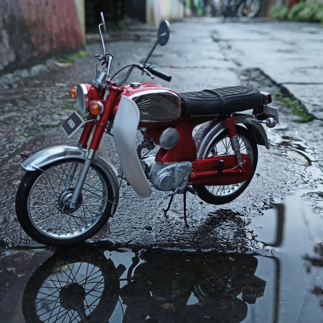 Totally Handmade Miniature of Honda S90Z in Scale 1:12 A Masterpiece of ...