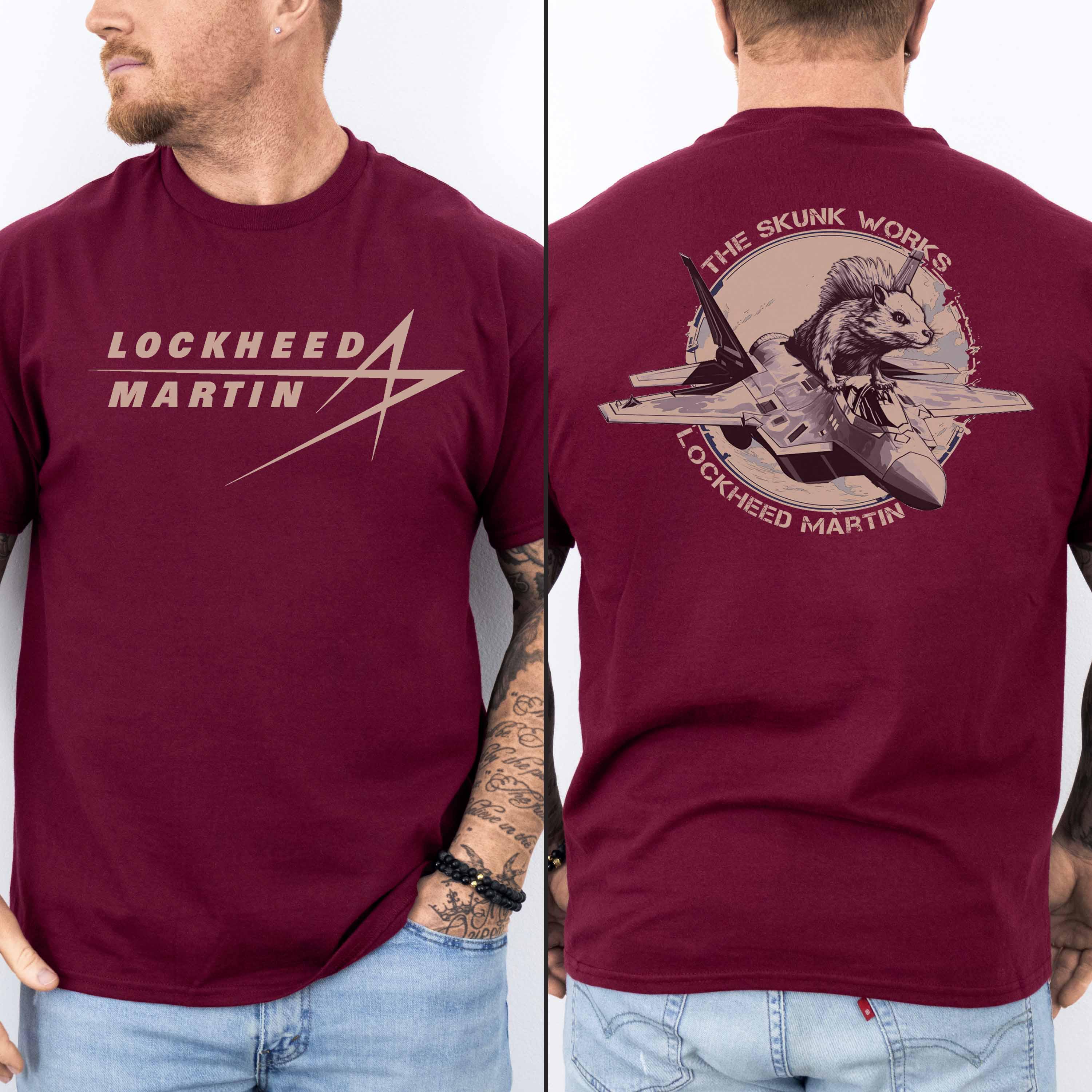 Skunk Works Lockheed Martin T-shirt, Stealth Jet Tee, Aerospace ...
