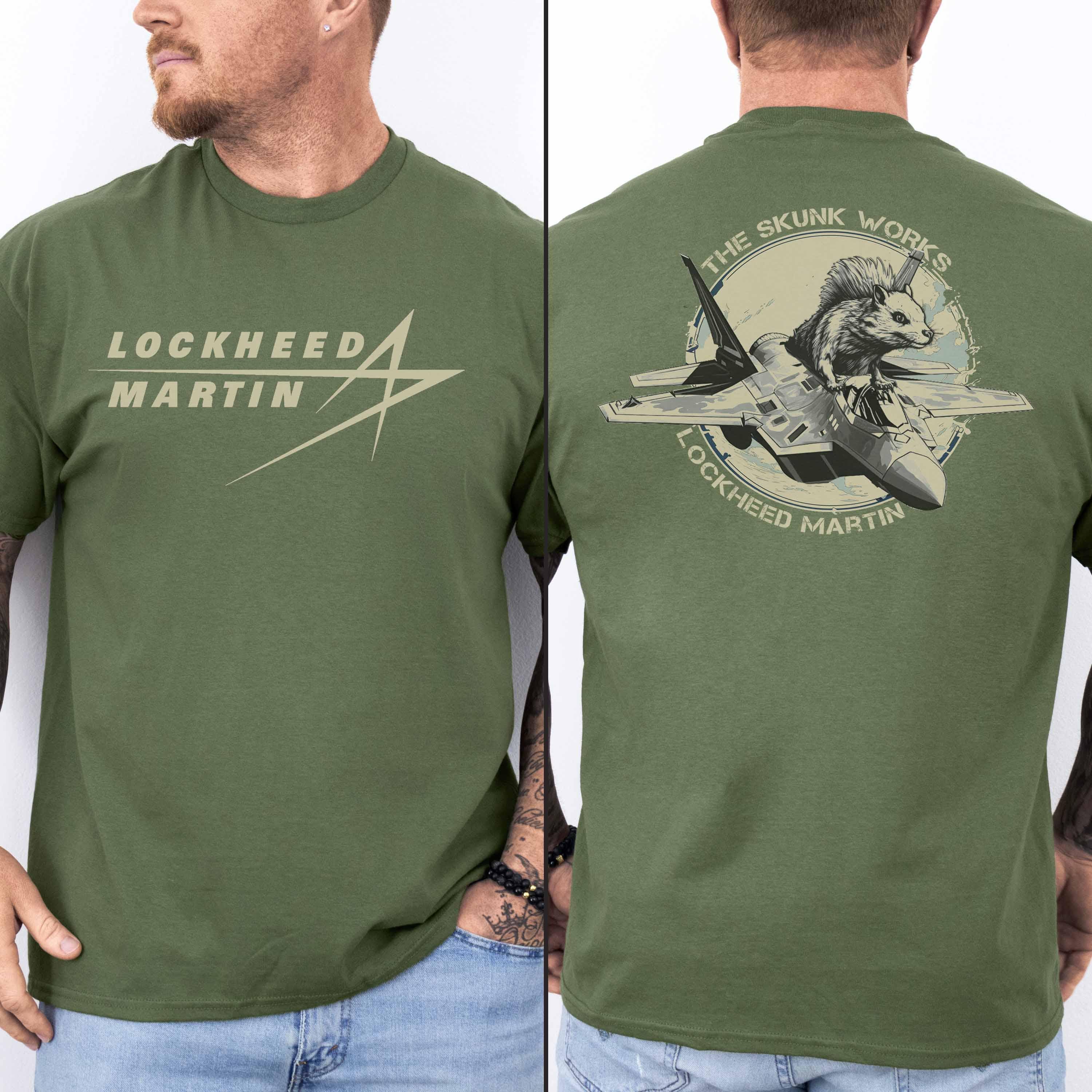 Skunk Works Lockheed Martin T-shirt, Stealth Jet Tee, Aerospace ...